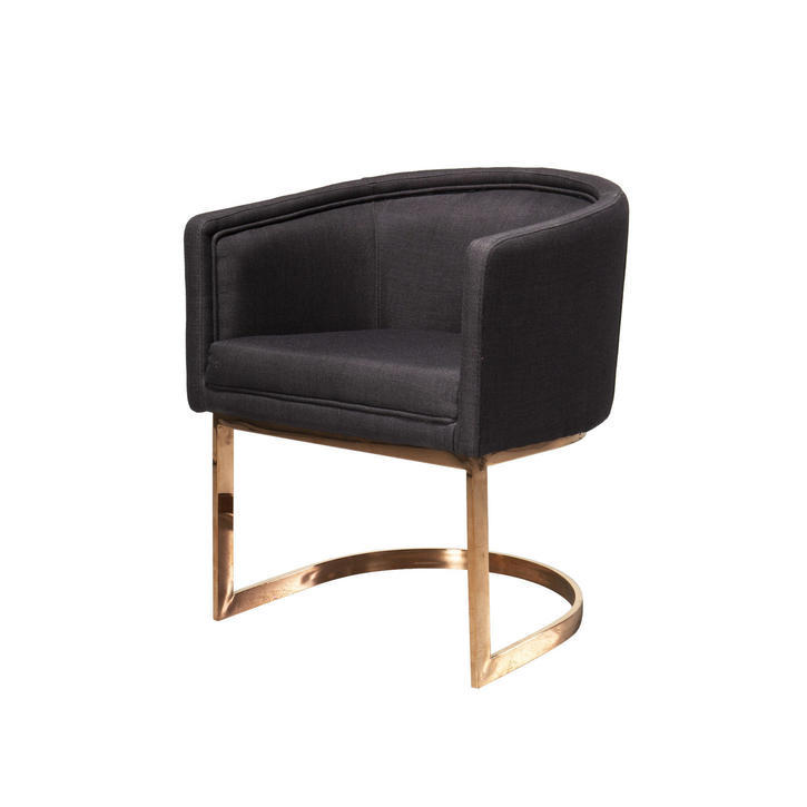 Black and rose gold chair store